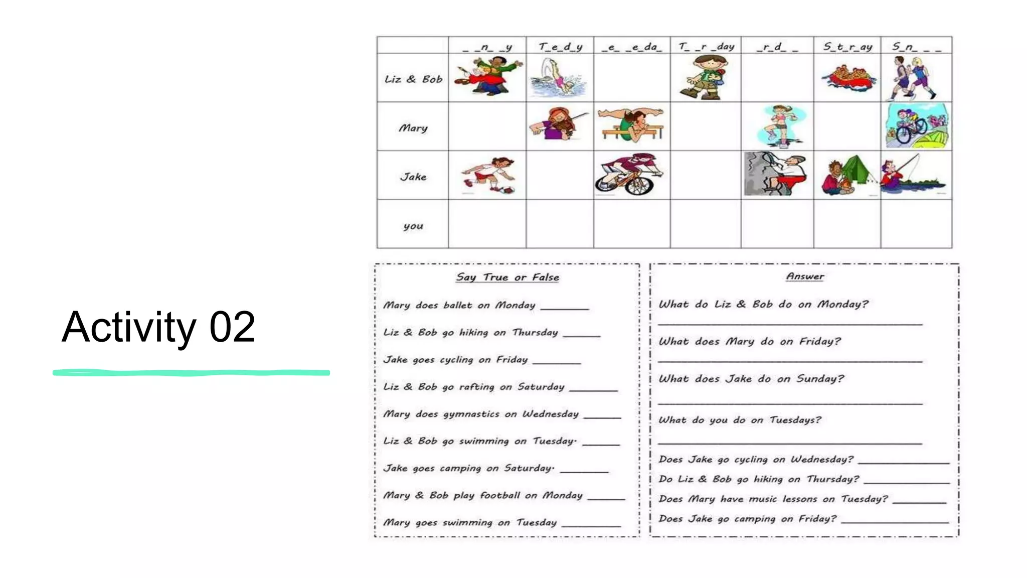 Free time activities | PPTX