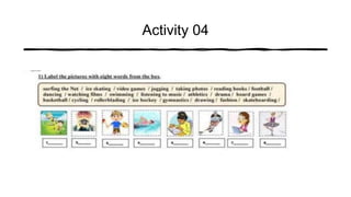 Free time activities | PPTX