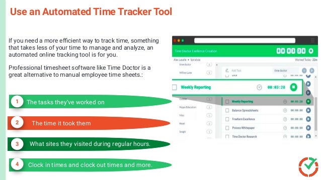 Free Timesheet Templates in Excel, PDF, Word Formats (Weekly, Monthly ...