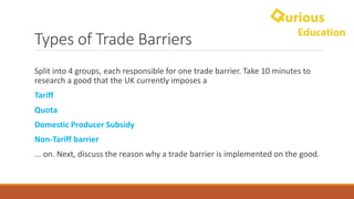 Free Trade Note - A-level & IB Economics | PPT