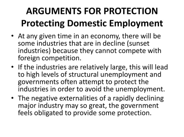 Free trade & protectionism part 1-international economics | PPTX