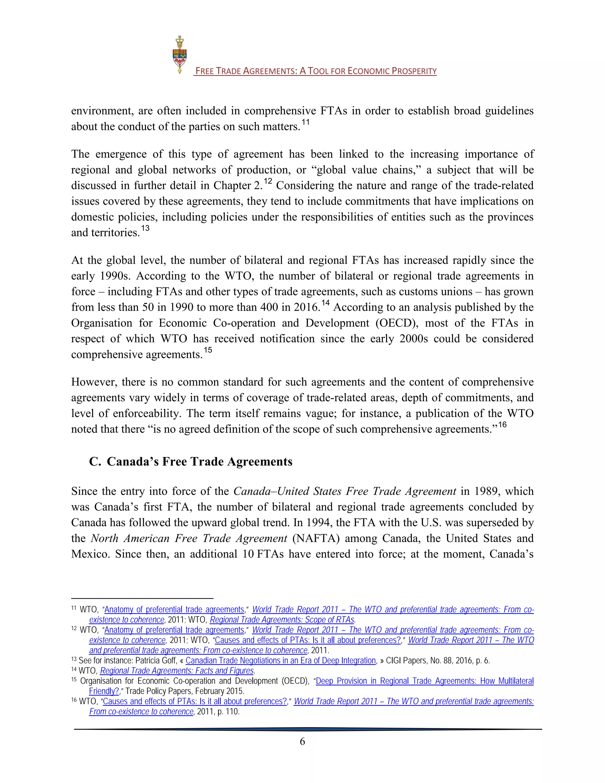 Free Trade Agreements - A TOOL FOR ECONOMIC PROSPERITY | PDF