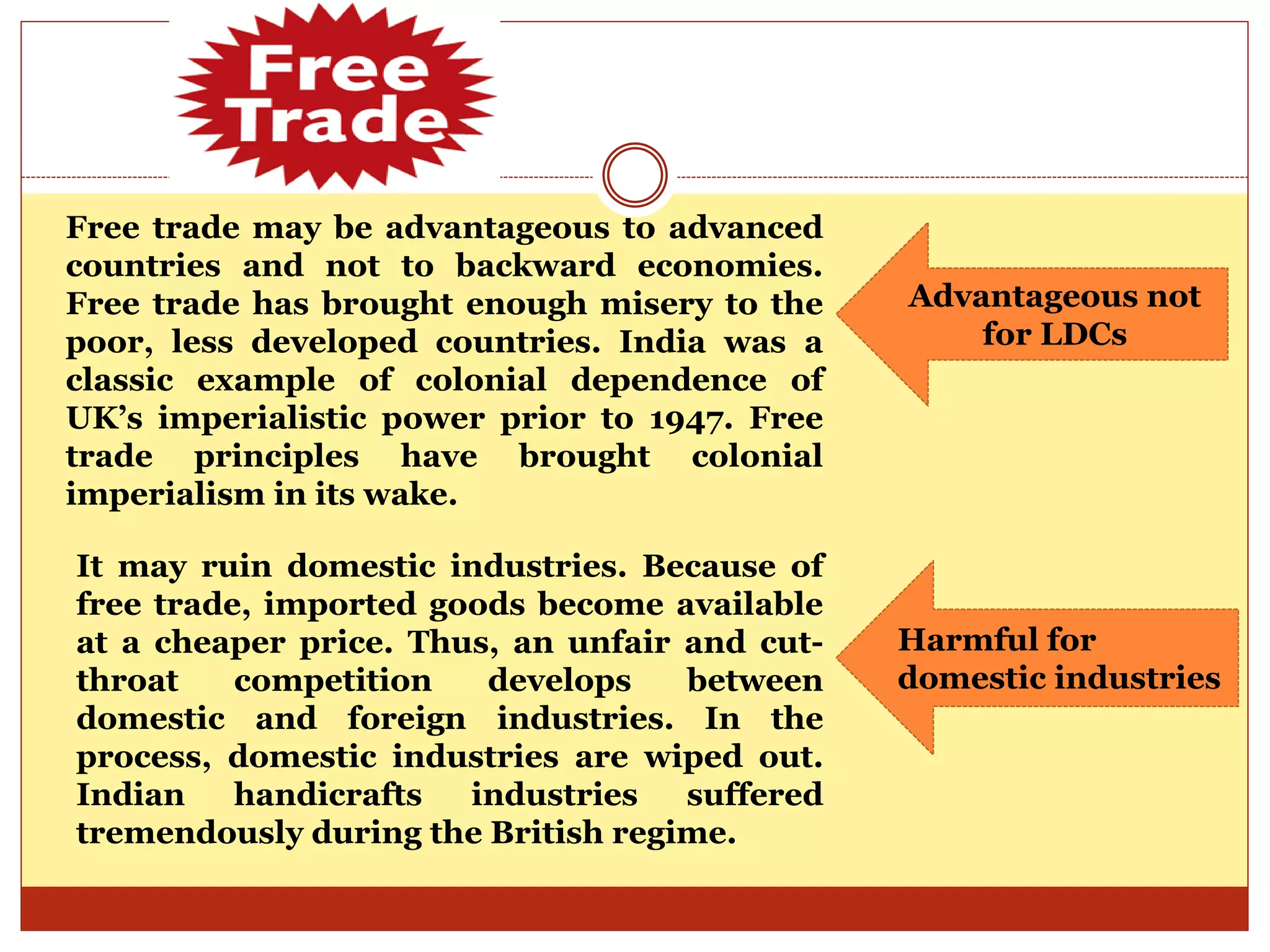 Free trade vs protection | PPTX