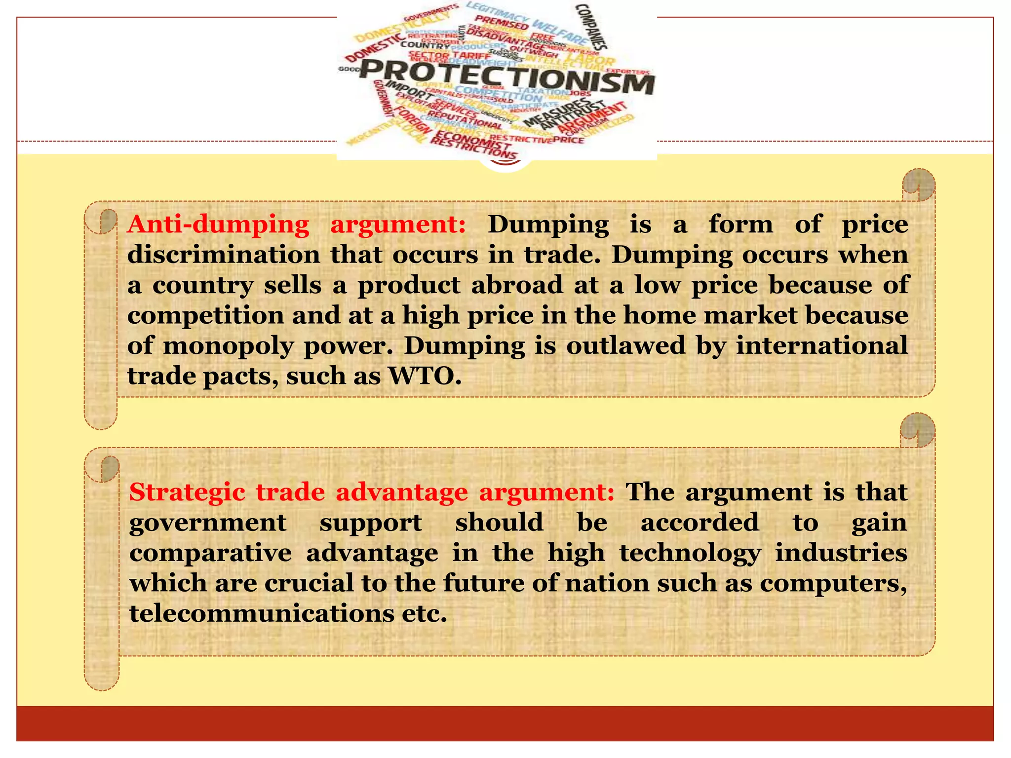 Free trade vs protection | PPTX