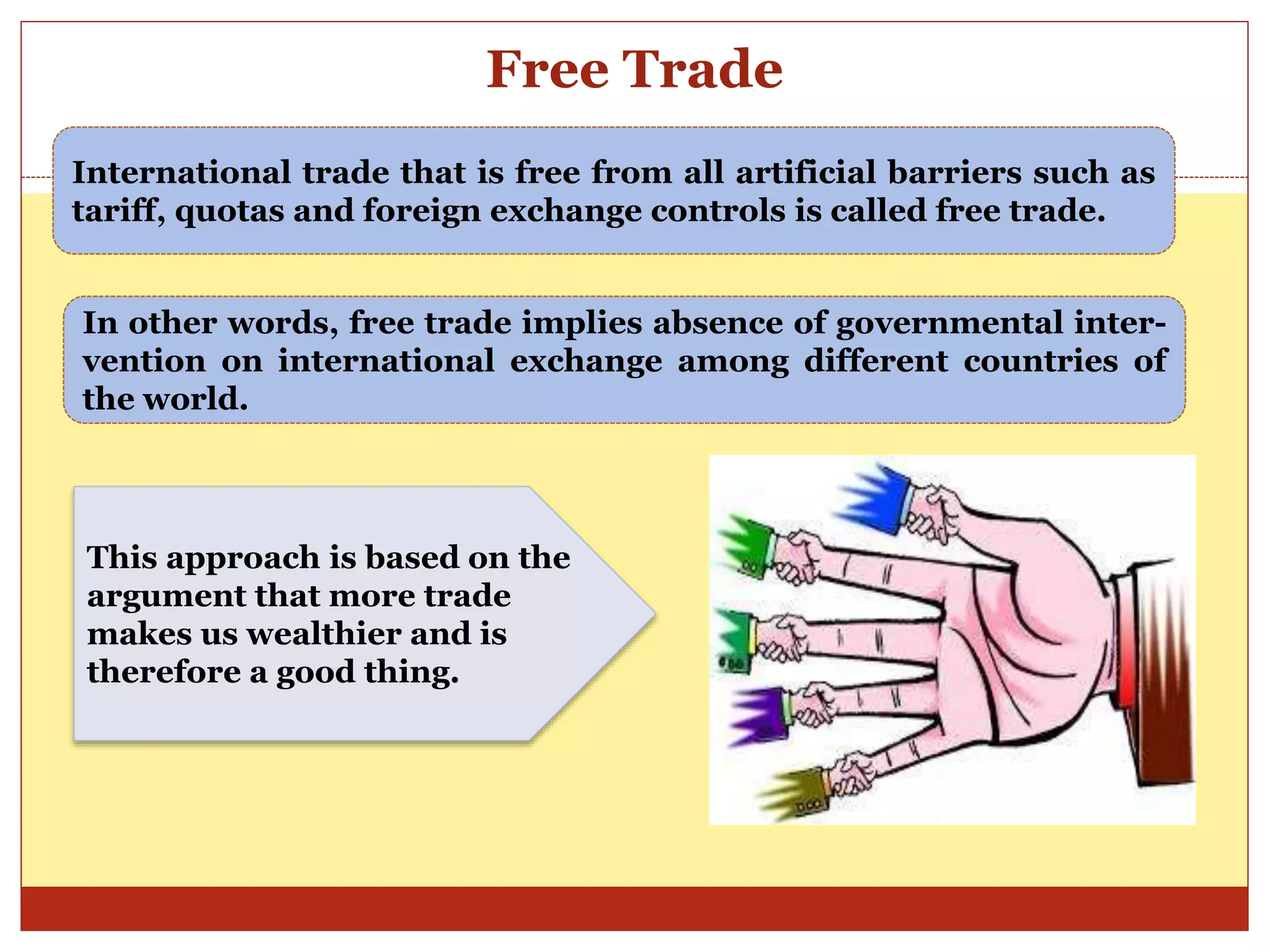 Free trade vs protection | PPTX