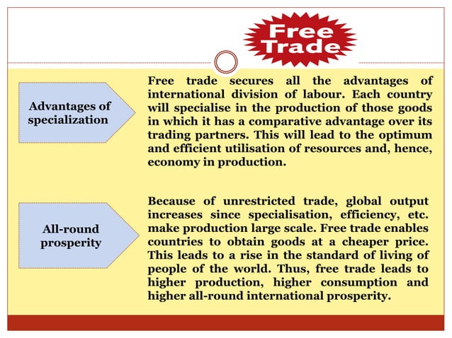 Free trade vs protection | PPTX | Commodities | Economy