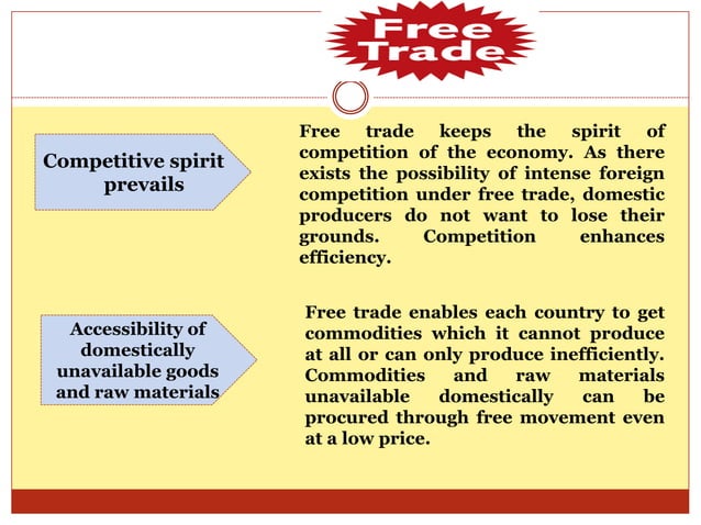 Free trade vs protection | PPTX | Commodities | Economy