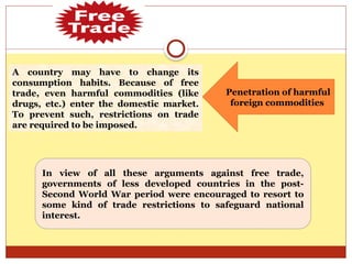 freetrade vs protection in global business management | PPTX
