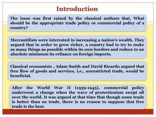 freetrade vs protection in global business management | PPTX
