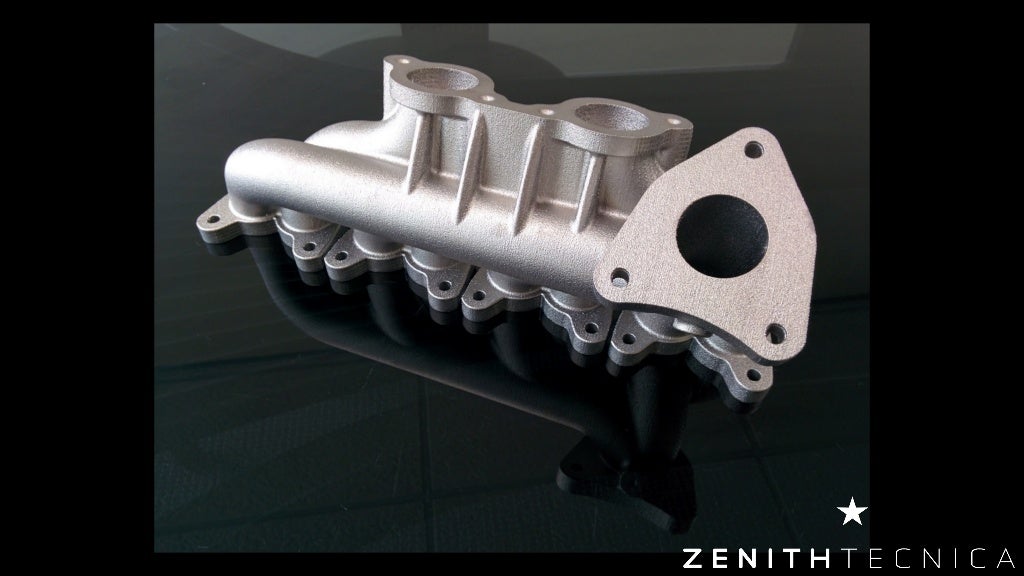 Zenith Tecnica produces EBMAM Titanium exhaust manifold for Freevalve…