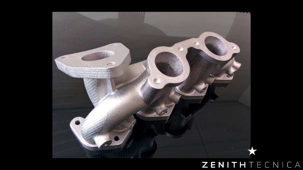 Zenith Tecnica produces EBMAM Titanium exhaust manifold for Freevalve…