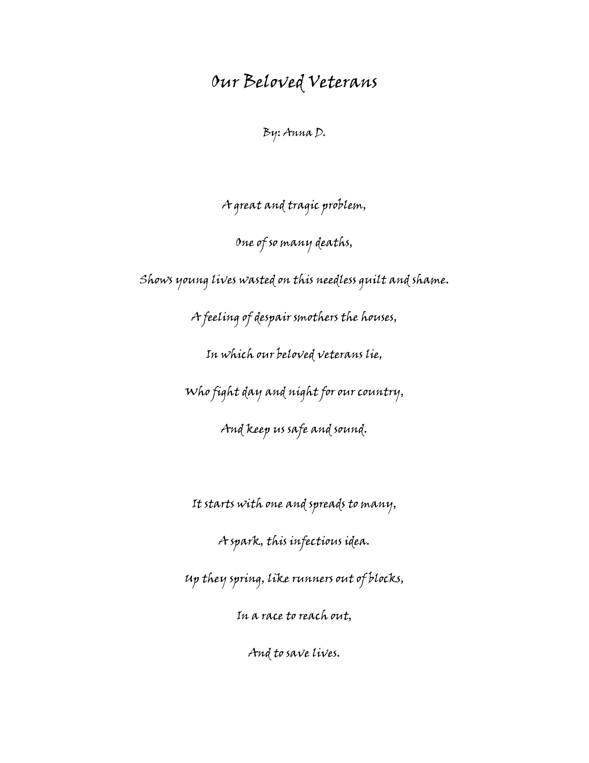 Free Verse Poem | PDF