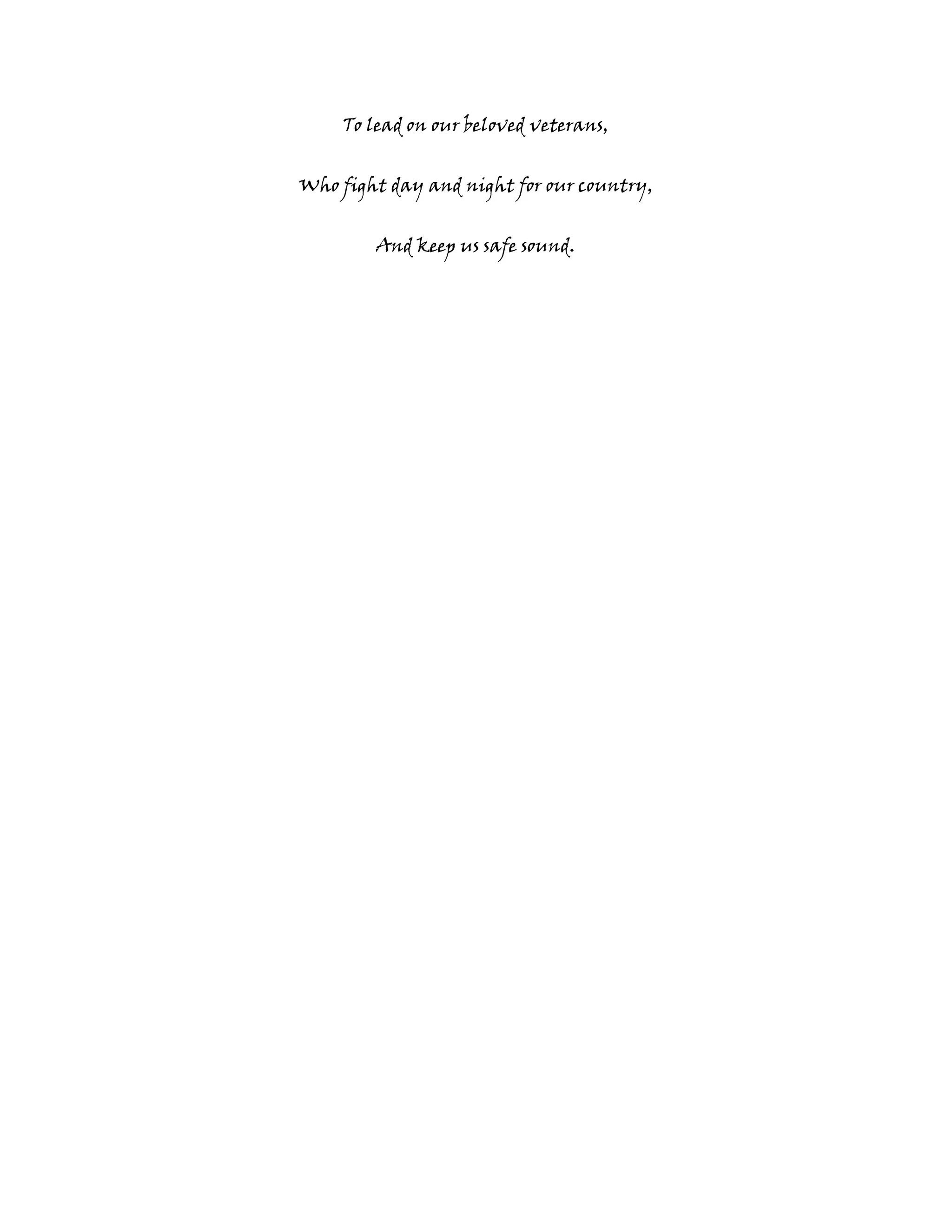 Free Verse Poem | DOCX