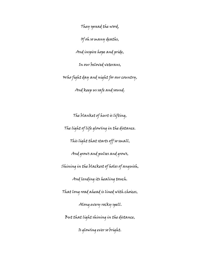 Free Verse Poem | PDF