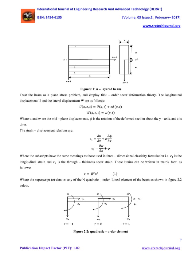 Free vibration analysis of laminated composite beams using fem | PDF