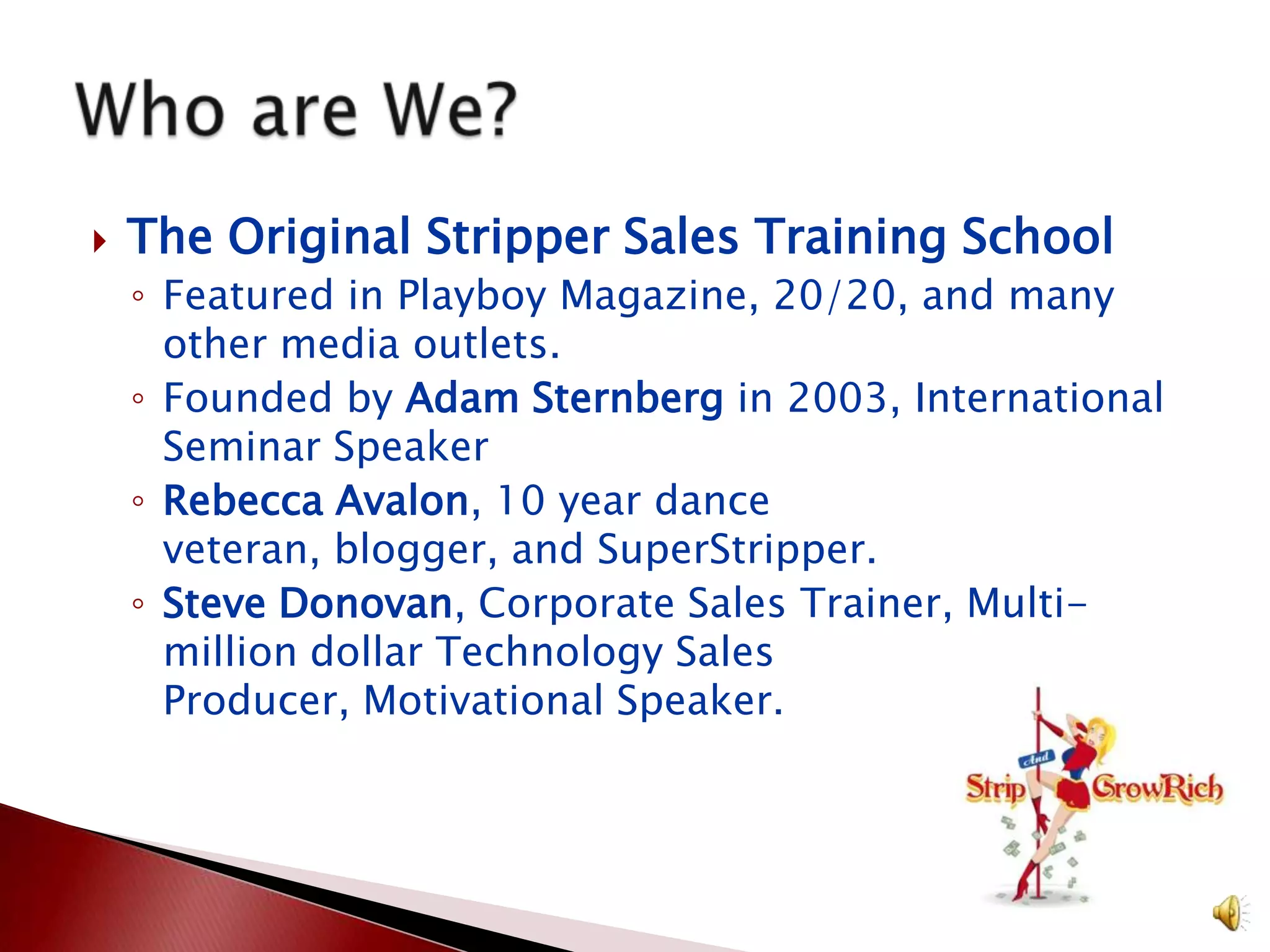 Stripper School: What to Expect | PPTX