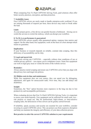 Free Vs Paid CAPTCHA Solving Tools Which One Fits Your Workflow Best.docx