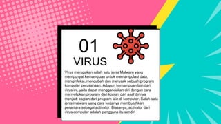 materi Informatika kelas 7 : Freeware dan Malware | PPTX