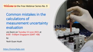 Common mistakes in measurement uncertainty calculations | PDF