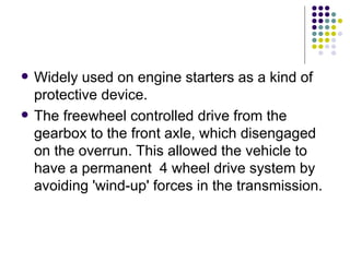 freewheel mechanism ppt by pradeep samal nitrr | PPT