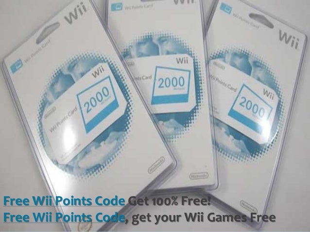 Does the wii points generator work - lasopacommunity
