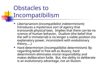 Compatibilismfree will philosophy grade 12.ppt