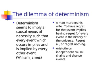 Compatibilismfree will philosophy grade 12.ppt | Physics | Science