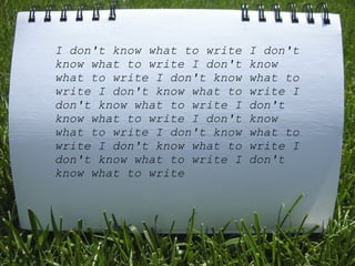 Freewriting(5) | PPT