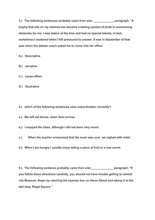 Freewriting, brainstorming, clustering, asking questions and keeping a ...