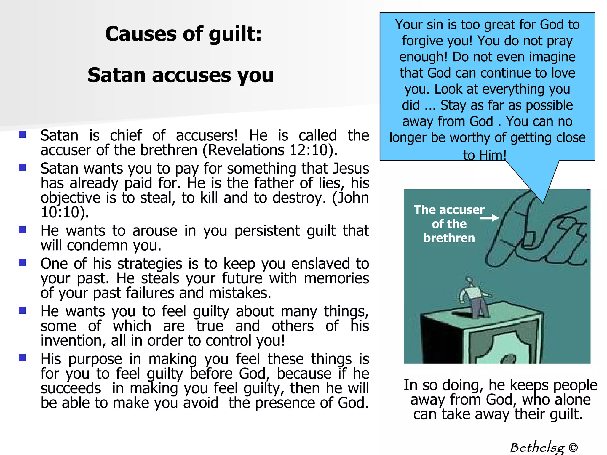 Free Yourself Fom The Burden Of Guilt | PPT