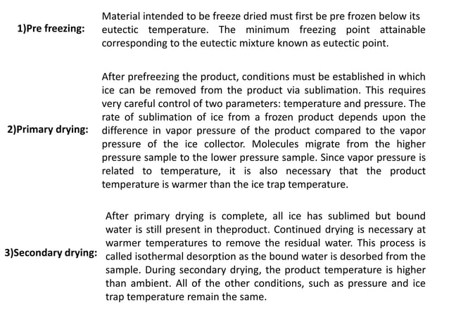 Freeze drying | PPTX