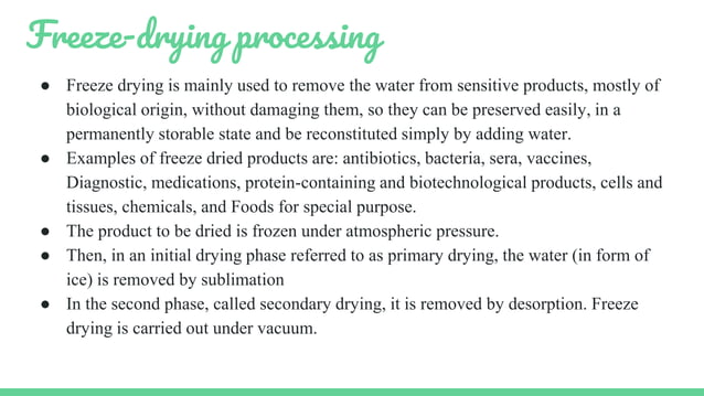 Freeze-drying on Food Preservation technique by low temperature.pptx