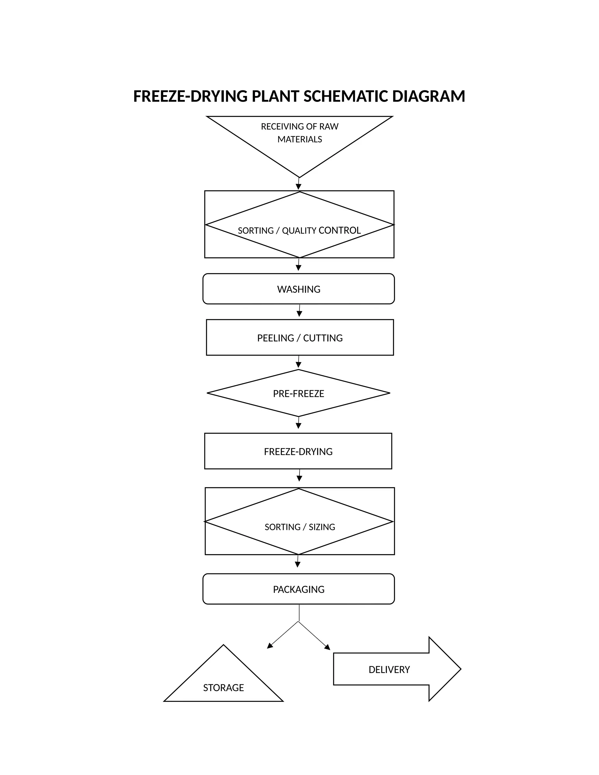 FREEZE-DRYING PLANT SCHEMATIC DIAGRAM and FS Checklist.docx