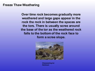 Freeze Thaw Weathering &Solution Weathering | PPT