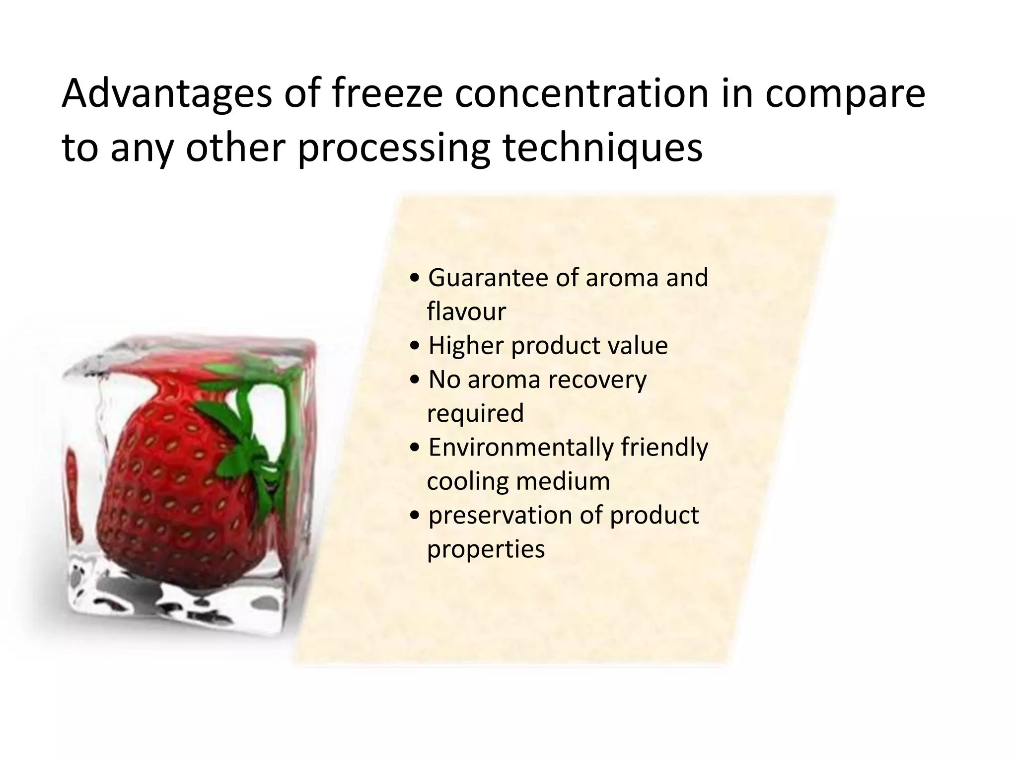 Freeze Concentration | PPTX