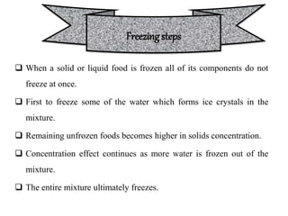 Freeze Concentration | PPTX