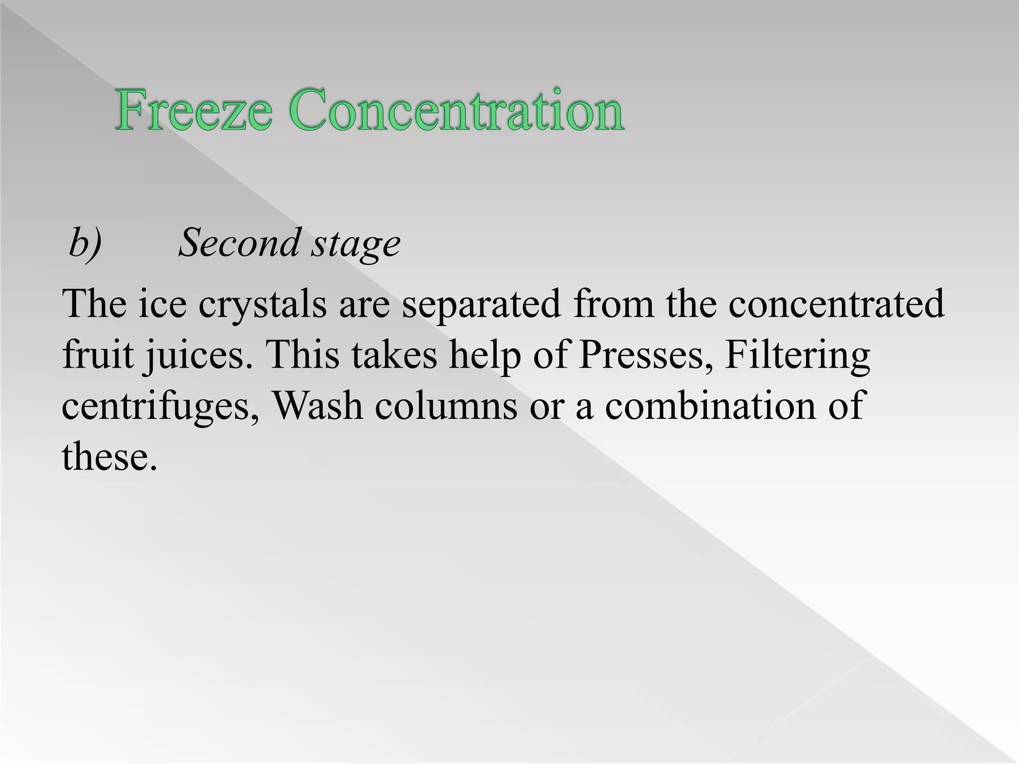 Freeze concentration | PPTX