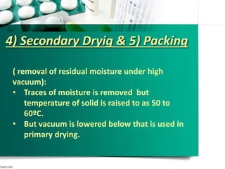 Freeze Dryer- Pharmaceutical Engineering | PPTX