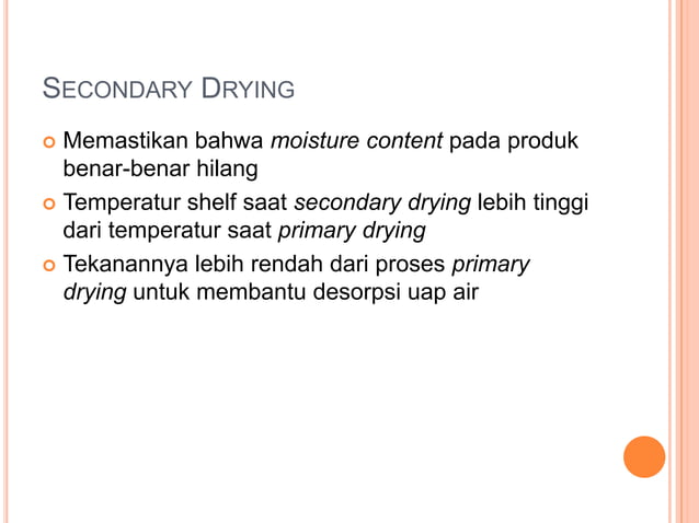 Freeze Drying | PPTX