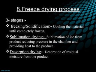 Freeze drying | PPT