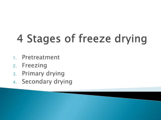 Freeze drying | PPSX | Chemistry | Science