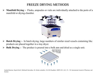 Freeze drying | PPTX