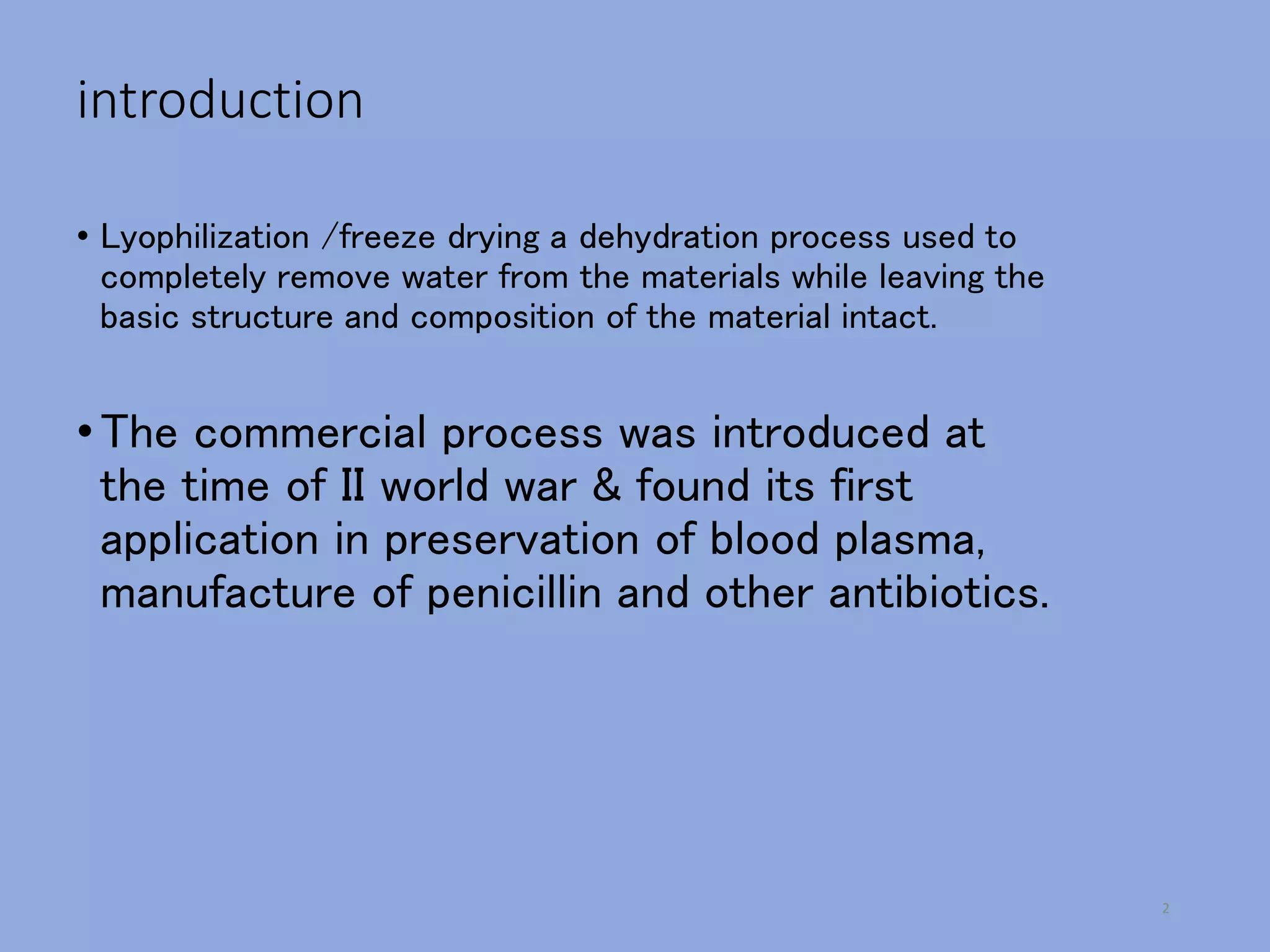 Freeze drying - lyophilization | PPTX