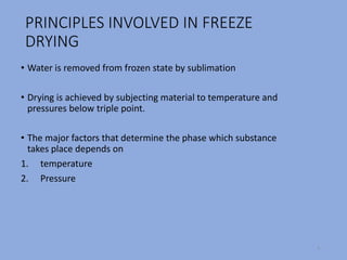 Freeze drying - lyophilization | PPTX