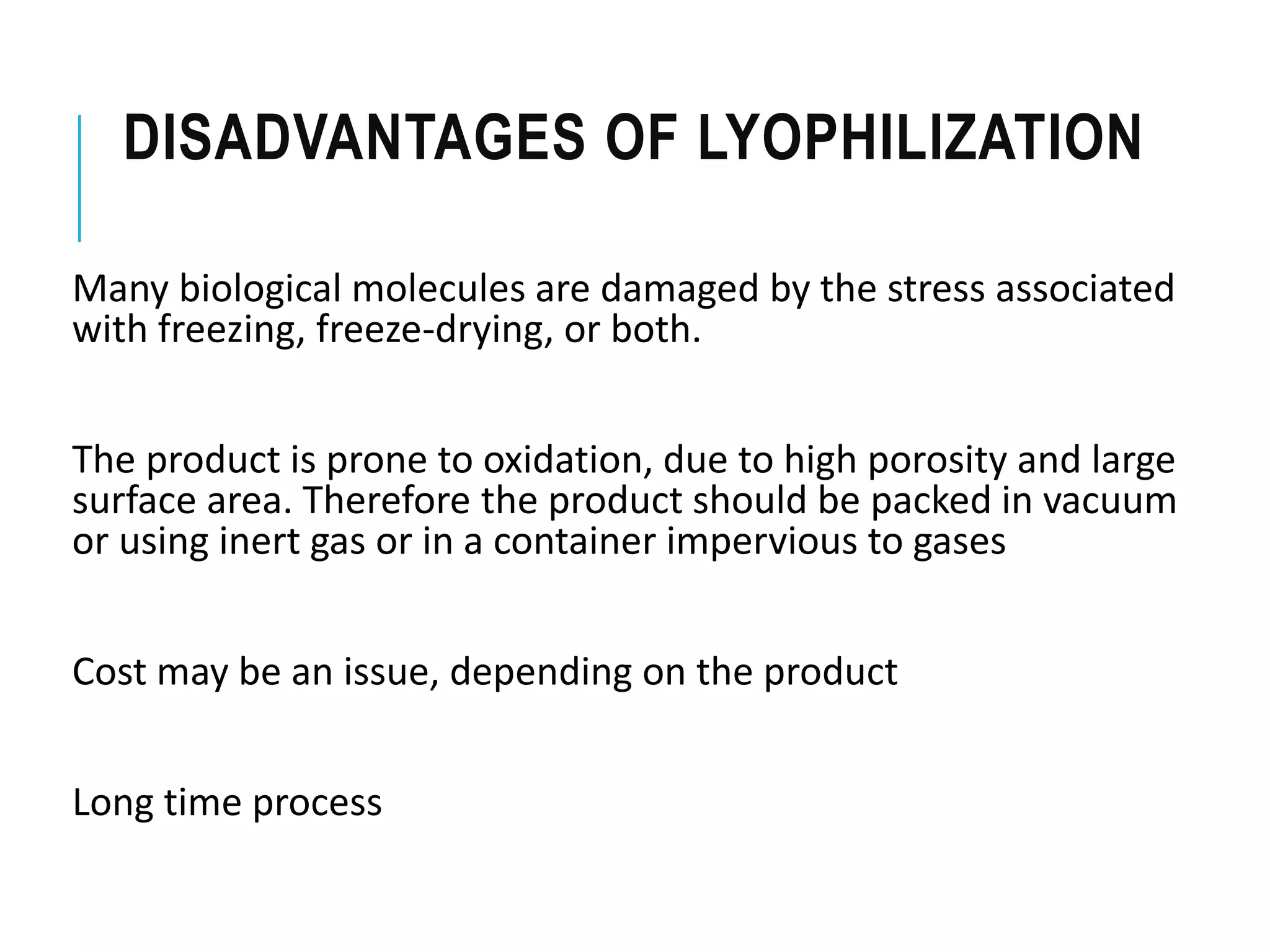 Freeze Drying (Lyophilization)- Pharmaceutical Engineering | PPT