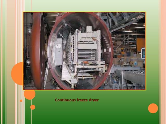 Freeze drying ppt | PPSX