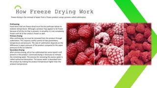 Freeze Dry | PPTX