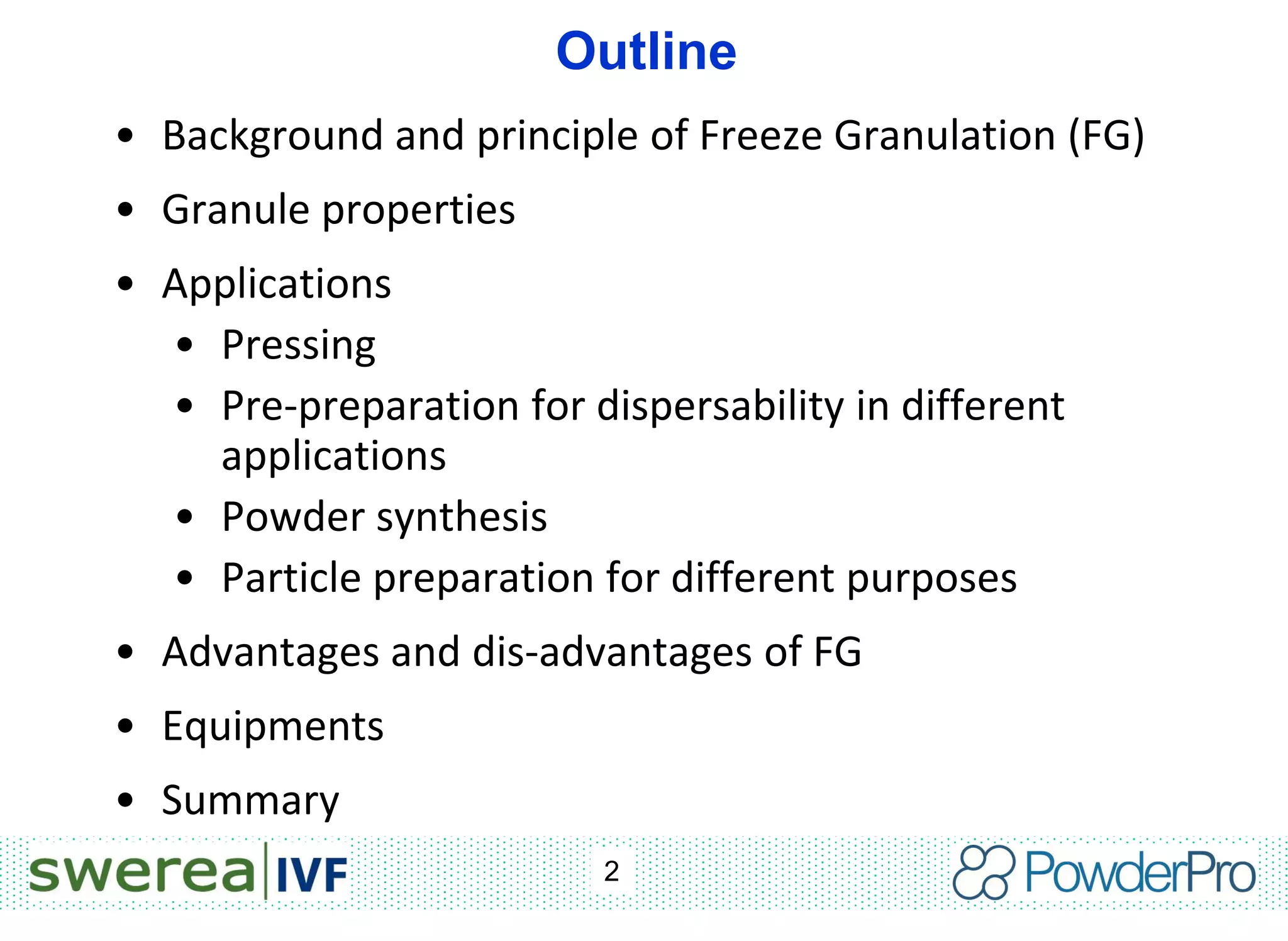 Freeze granulation - A multi-tool for enhanced ceramic processing | PDF