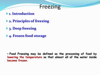 Freezing | PPTX