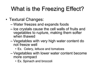 Freezing Fruits and Vegetables | PPT